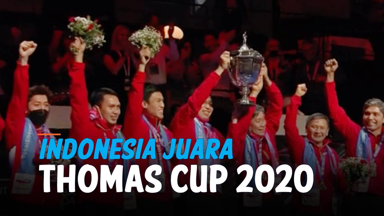 Deg-degan, Begini Ungkapan Perasaan Para Pemain Usai Juarai Thomas Cup ...