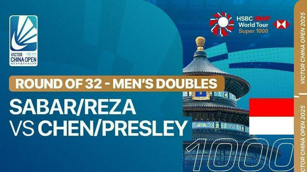 Sabar Karyaman Gutama/Moh Reza Pahlevi Isfahani (INA) vs Chen Zhi Yi ...