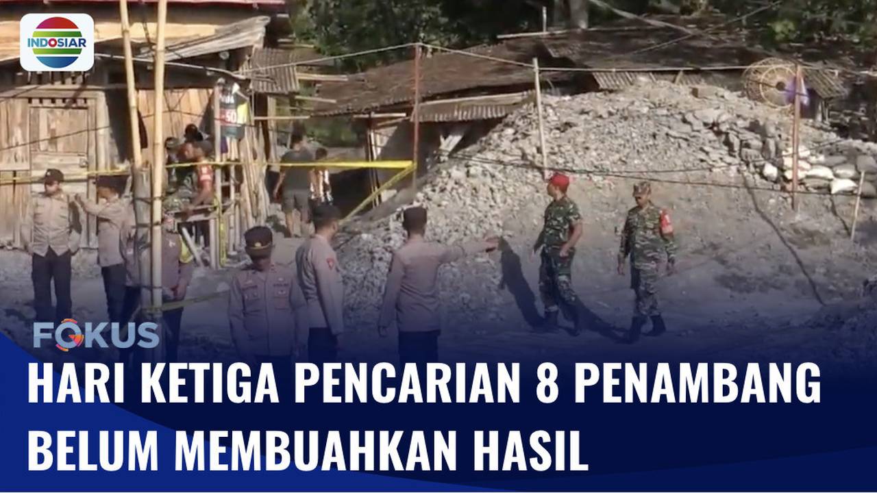 Hari Ketiga Pencarian 8 Penambang Emas, Tim SAR Berupaya Menyedot Air ...