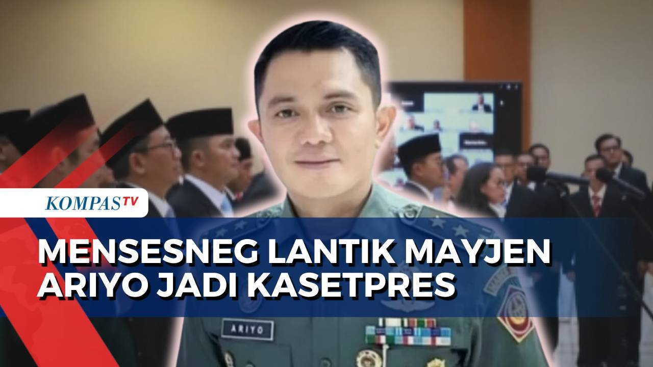 Momen Mensesneg Lantik Mayjen Ariyo Windutomo Jadi Kasetpres Gantikan ...