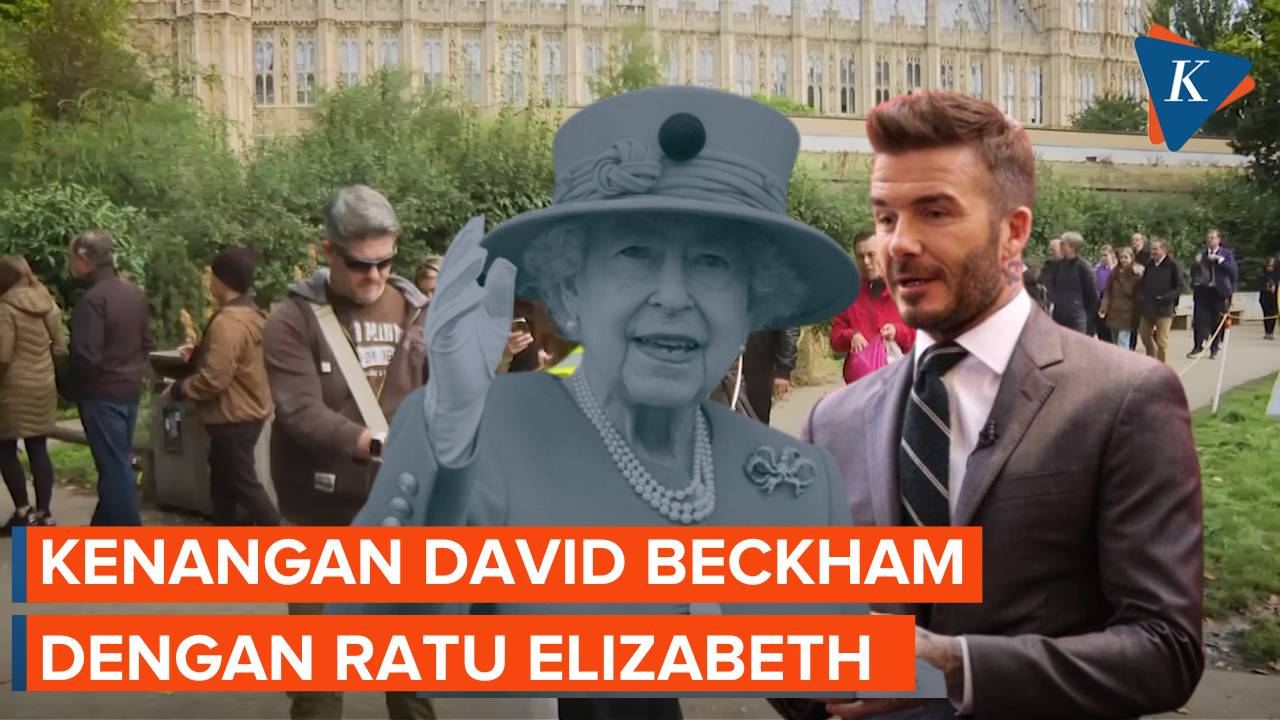 David Beckham Antre 13 Jam Demi Beri Penghormatan untuk Ratu Elizabeth ...