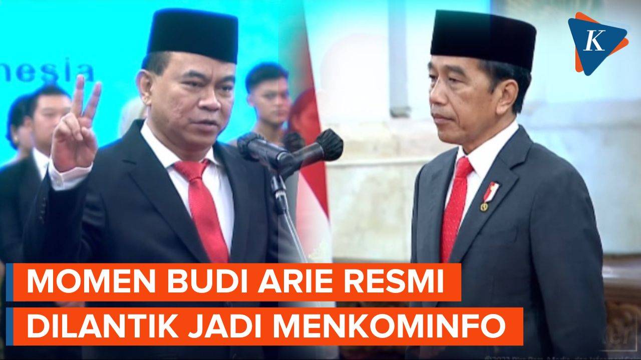 Jokowi Lantik Ketum Projo Budi Arie Jadi Menkominfo Gantikan Johnny G Plate - Kompascom | Vidio
