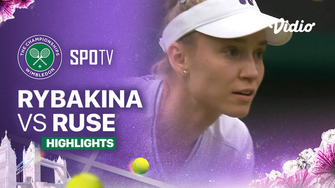 E. Rybakina (KAZ) vs E. Ruse (ROU) - Highlights | Wimbledon 2024 ...