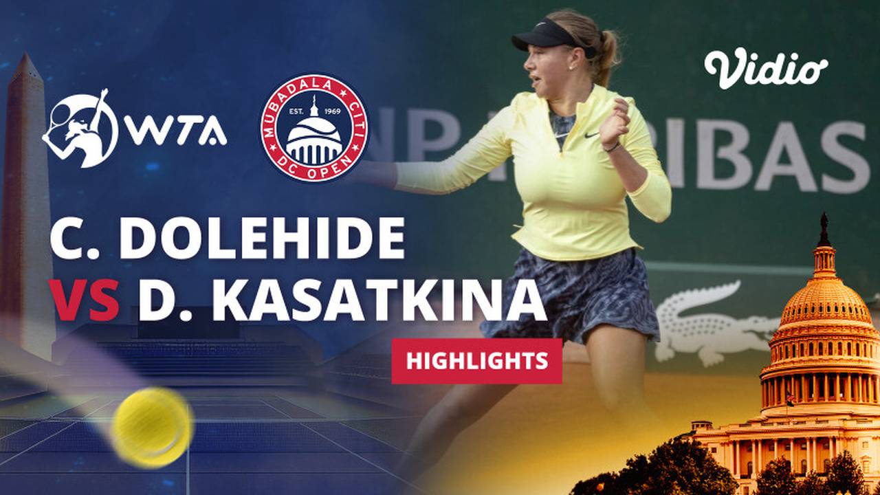 Caroline Dolehide vs Daria Kasatkina - Highlights | WTA Mubadala Citi ...