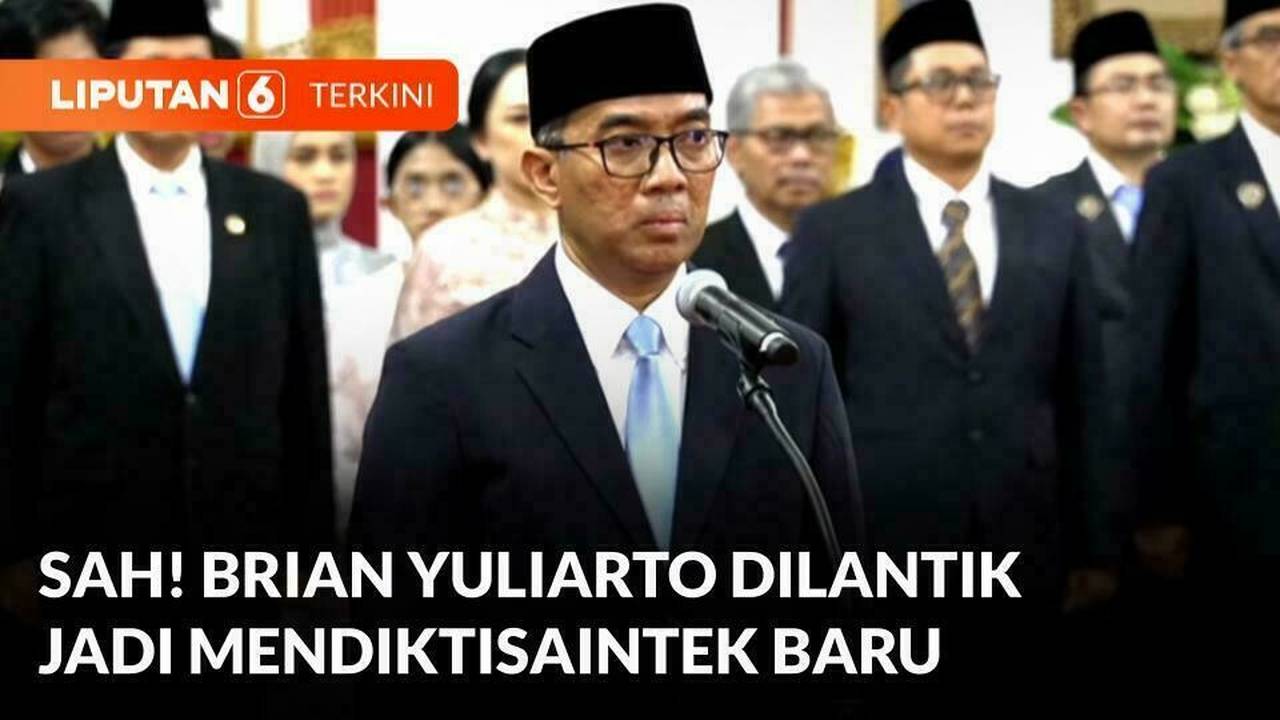 Presiden Prabowo Resmi Lantik Wakil Rektor ITB Brian Yuliarto Jadi Mendiktisaintek yang Baru ...