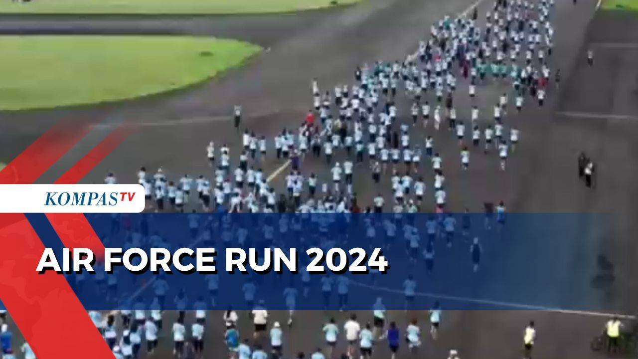 Keseruan Ajang Lari Air Force Run 2024 di Lanud Halim Perdanakusuma ...