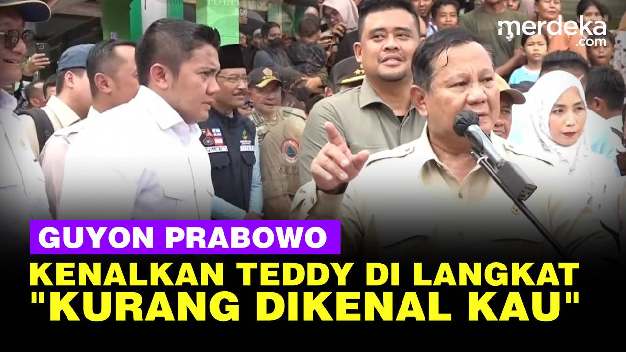 Guyon Prabowo Kenalkan Teddy ke Pengungsi: Kurang Dikenal Kau di ...