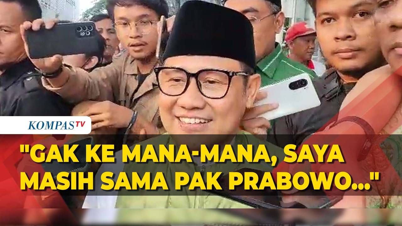 Cak Imin Tanggapi Sindiran Prabowo di Milad PBB: Saya Nggak ke Mana ...