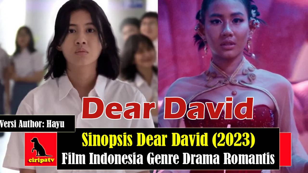Sinopsis Dear David (2023), Film Indonesia 17+ Genre Drama Romantis ...