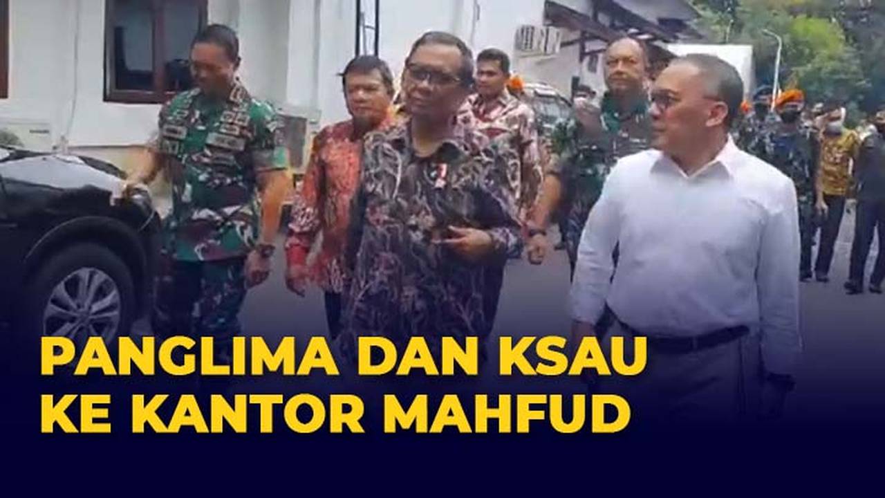 Panglima TNI dan KSAU ke Kantor Mahfud MD Bahas Jet Tempur - Kompas TV ...