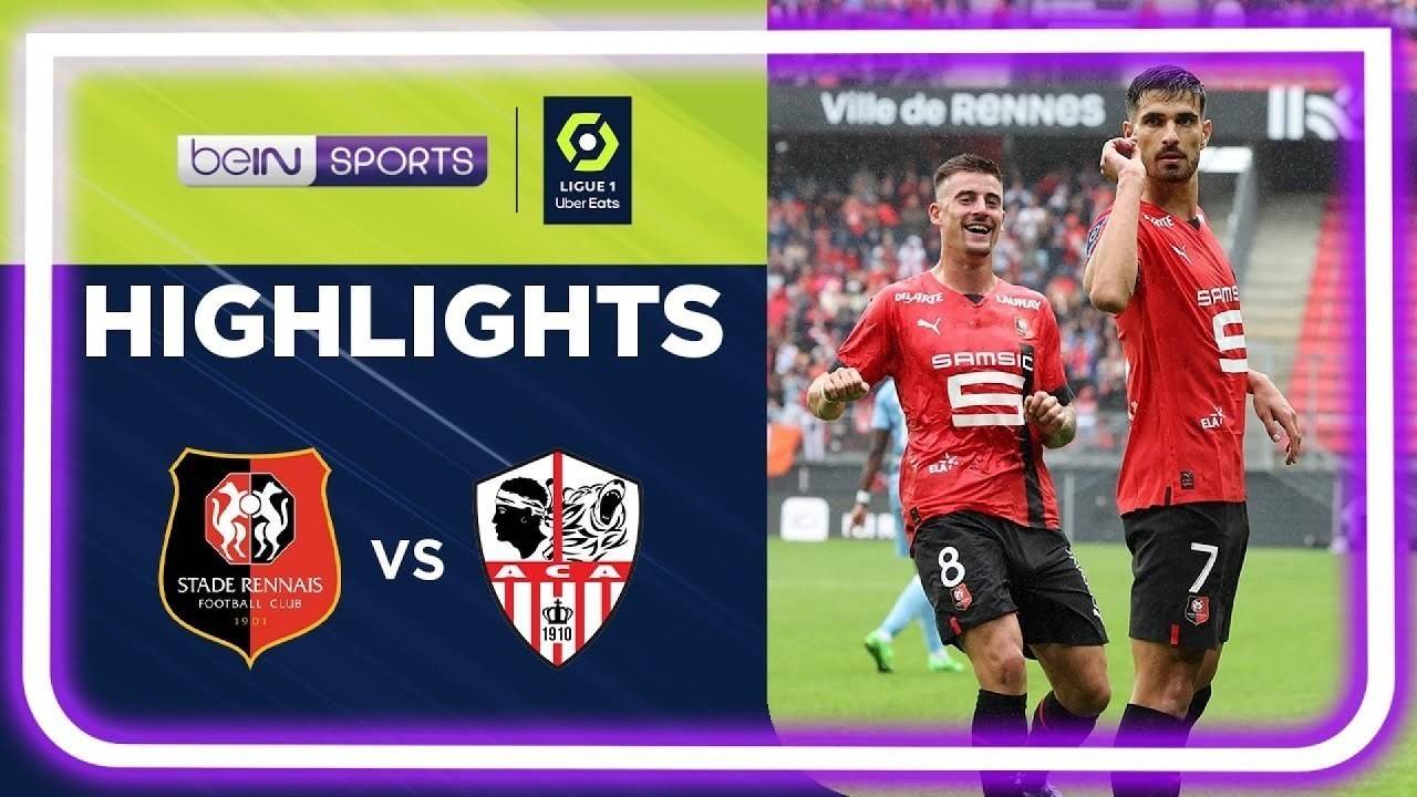 Match Highlights | Rennes vs Ajaccio | Ligue 1 2022/2023 | Vidio
