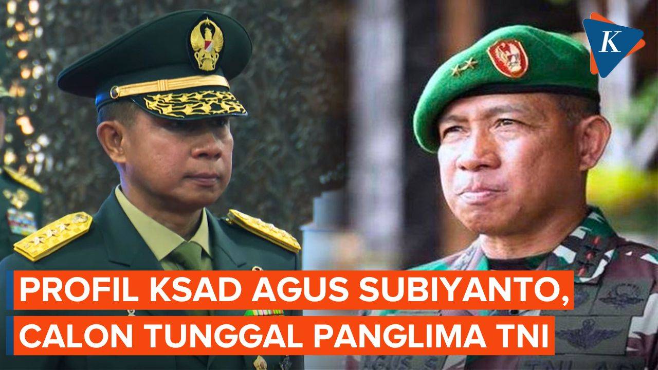 Mengenal KSAD Baru Jenderal Agus Subiyanto, Calon Tunggal Panglima TNI ...
