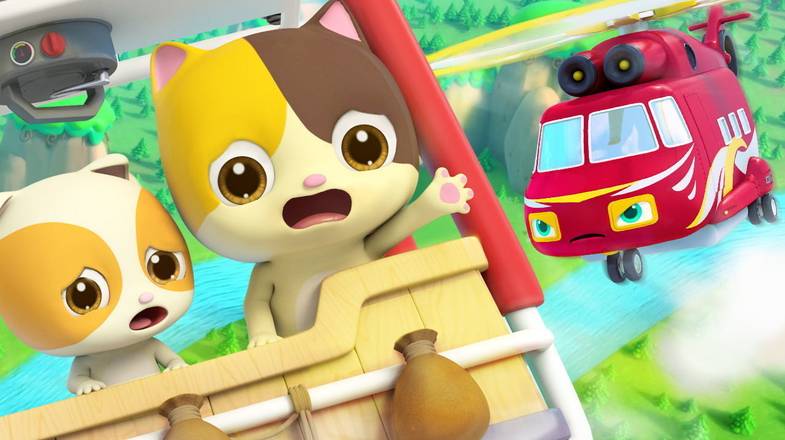 Seri Kendaraan - Mimi dan timi Naik Balon Udara - BabyBus | Vidio | Vidio