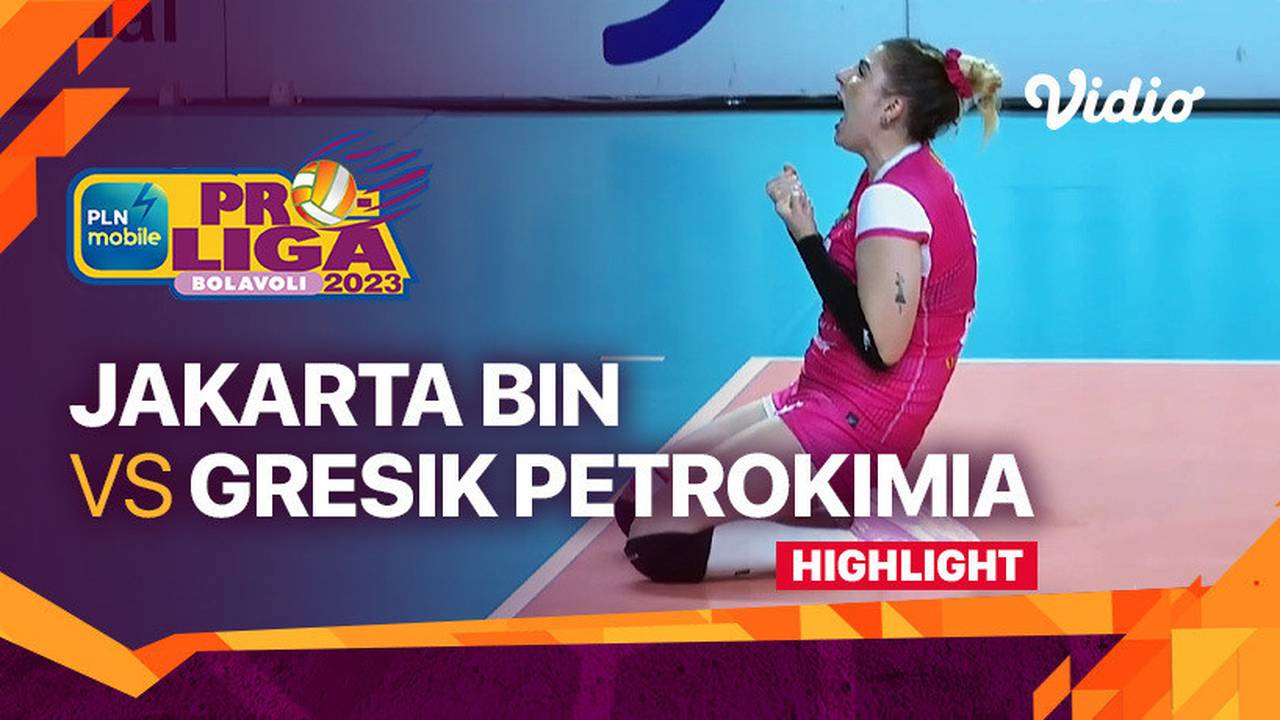 Highlights | Final Four Putri: Jakarta BIN vs Gresik Petrokimia Pupuk ...