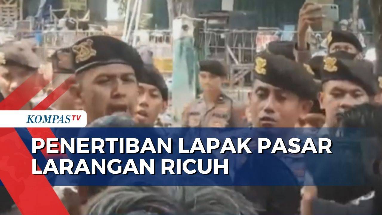 Tolak Relokasi, Penertiban Ratusan Lapak Pasar Larangan Sidoarjo ...