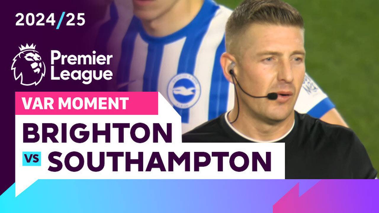 Momen VAR | Brighton vs Southampton | Premier League 2024/25 | Vidio