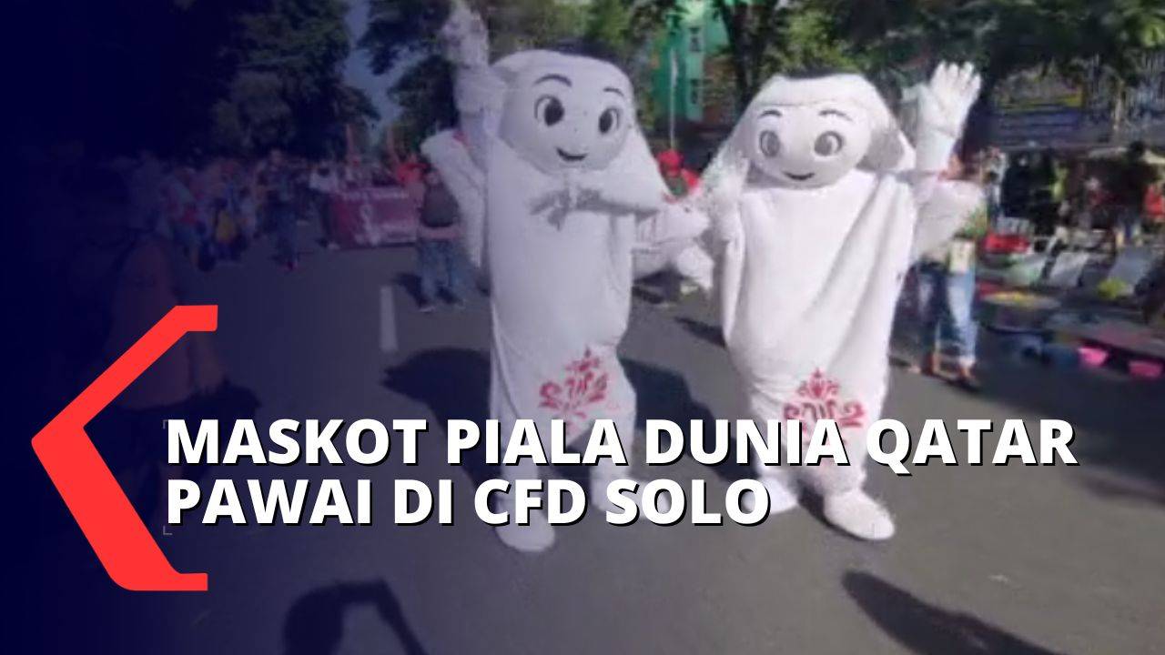 Maskot Piala Dunia Qatar La'eeb Disambut Antusiasme Warga di Car Free ...