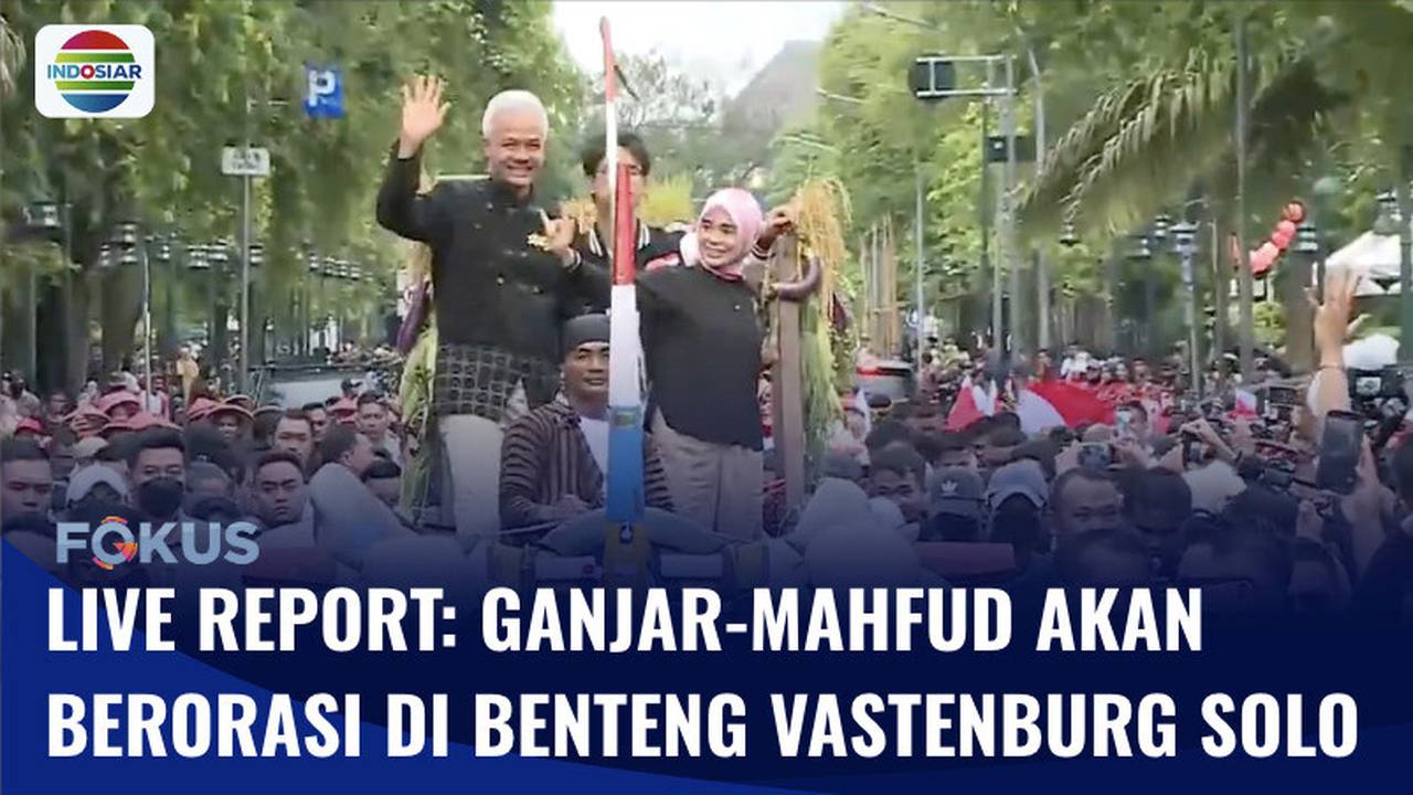 Live Report Kampanye Akbar Terakhir Ganjar Mahfud Lakukan Kirab