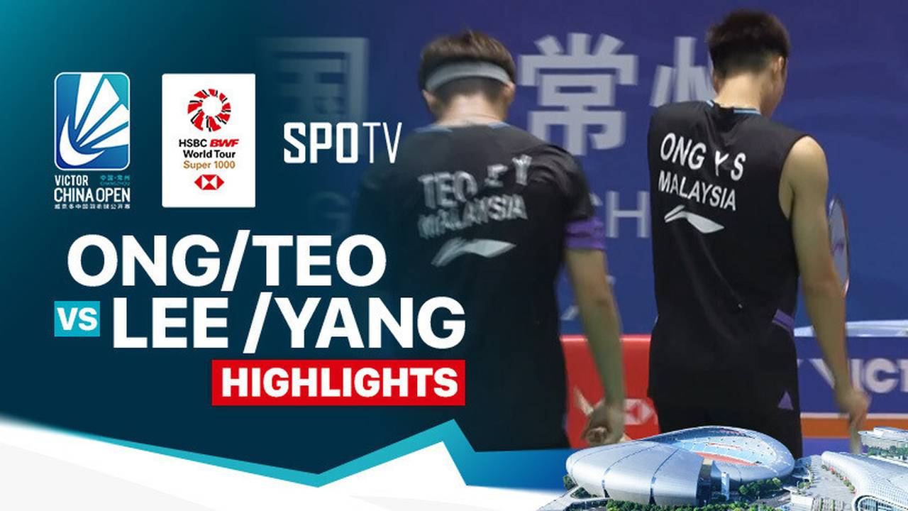 Ong Yew Sin/Teo Ee Yi (MAS) vs Lee Jhe-Huei/Yang Po-Hsuan (TPE ...