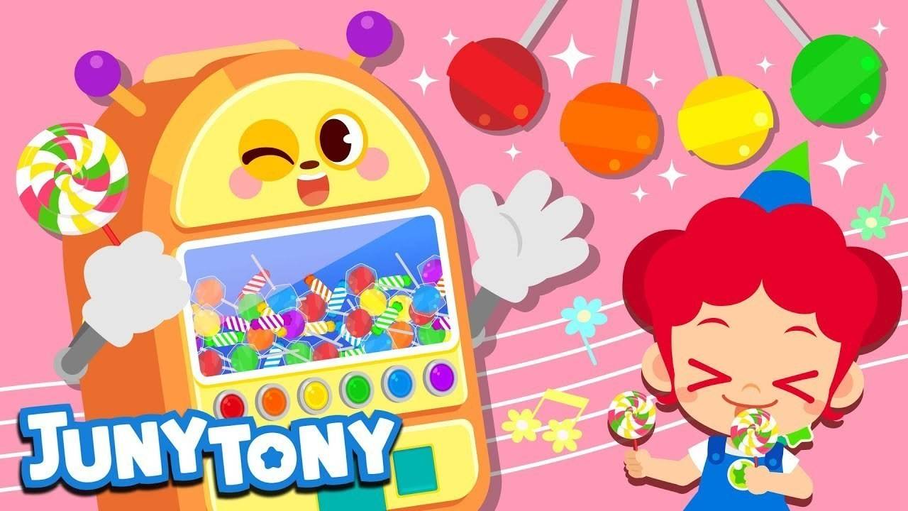 JunyTony - Colors Songs for Kids - Colorful Candy Vending Machine (2022 ...
