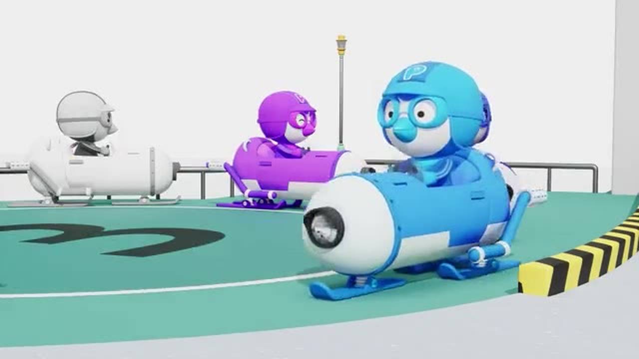 Color Activities with Pororo - Ep 03 - Colorful Rainbow Sled (2024) | Vidio